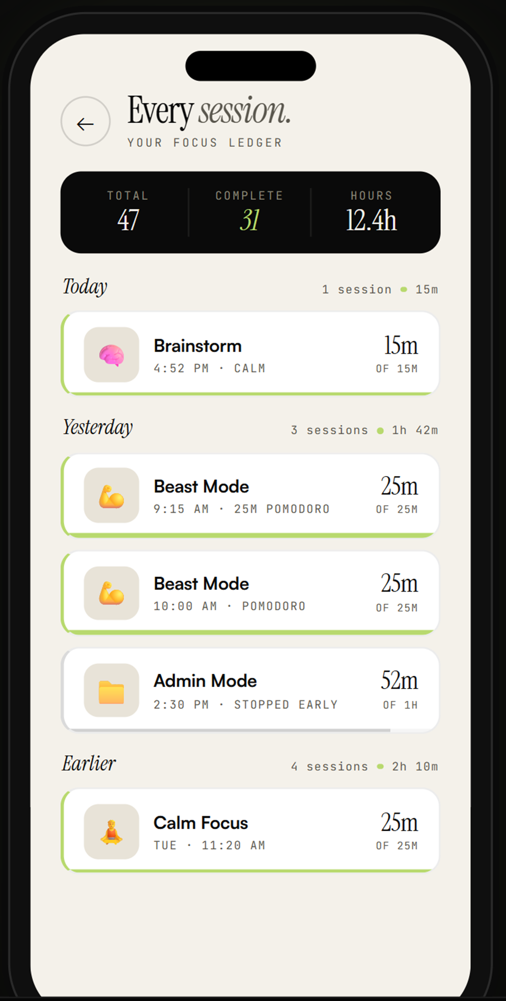 Hustle Dial - Focus Timer for Deep Work, Study Sessions, Habits & Streaks